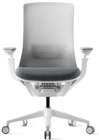 Kancelářská ergonomická židle ROLY WHITE - síťovina Antracit