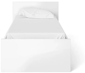 Falco Dřevěná postel Simplicity 211 - lesk  Bílá lesk
