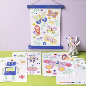 Creativ Company Kreativní sada Craft Kit Colouring Butterfly & Robot