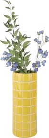 Žlutá keramická váza (výška 40 cm) Retro Tiles – PT LIVING