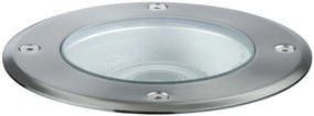 Paulmann 93908 Plug&Shine RL, zápustné svítidlo s nastavitelným směrem svícení 6W LED 3000K, nerez, prům. 14cm, IP67