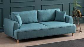 Hanah Home Pohovka FELIX tyrkysová 230 cm 825BLC1380