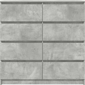 Příborník betonově šedý 100x35x99 cm kompozitní dřevo 3328492