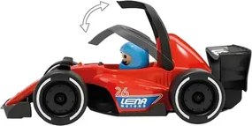 LENA Závodní vůz Formule červená / s figurkou / od 2 let