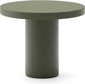 Betonový kulatý zahradní jídelní stůl ø 90 cm Aiguablava – Kave Home