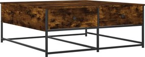 vidaXL Konferenční stolek 100 x 99 x 40 cm kompozitní dřevo [835296] Barva: hnědý dub