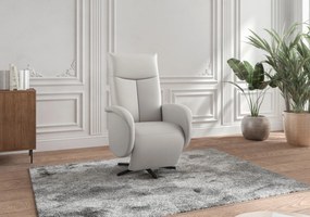 XXXLutz RELAXAČNÍ KŘESLO, kůže, světle šedá Sit & More - Online Only křesla & taburety - 00014401627M