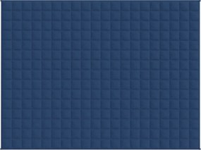 Zátěžová deka modrá 152 x 203 cm 7 kg textil 3154855