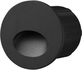 NV 9136187 Venkovní zapuštěné svítidlo do zdi CIRCE černý hliník LED 3W 220-240V 3000K IP54 - NOVA LUCE
