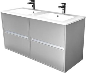 CEDERIKA - Amsterdam umyvadlová skříňka 2x šuplík barva světle šedá korpus korpus světle šedá šíře 60 CA.U2B.111.060