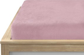 Prostěradlo mikroplyš SOFT 180x200 cm růžové