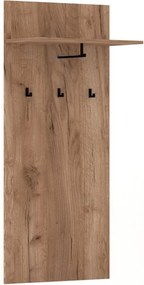 Nástěnný předsíňový věšák Bilbao 63,4 cm dub Craft Tobacco