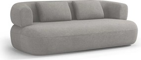 Světle šedá pohovka z textilie bouclé 178 cm Jenny – Micadoni
