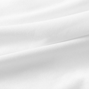 Goldea nepropustné jersey prostěradlo do dětské postýlky - bílé 70 x 140 cm