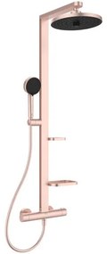 Ideal Standard ALU+ Sprchový systém Ceratherm s nástěnnou termostatickou baterií, rosé BD583RO