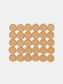 Sinsay - Sada čajových svíček Winter Orange 30 pack - oranžová