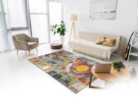 Oriental Weavers, Kusový koberec Zoya 156 X (99Q01) – na ven i na doma, 200x285, vícebarevná, chodba / předsíň