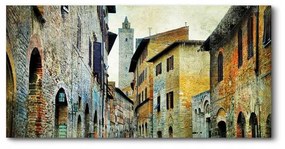 Obraz na plátně - Staré město 140 x 70 cm