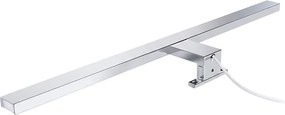 Mereo, Mereo Led koupelnové osvětlení nad zrcadlo, stříbrné, 60 cm, 12 W, 780 lm, 4000 K, IP44, 230 V, MER-CN700G60