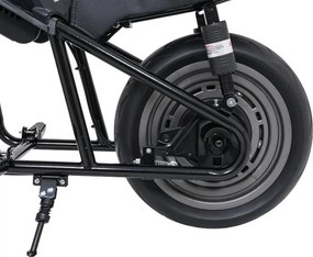 Elektrická motorka SUPERMOTO černá