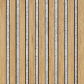 Windu Akustický obkladový panel, dekor Dub/šedý filc 400x400mm, 0,16m2
