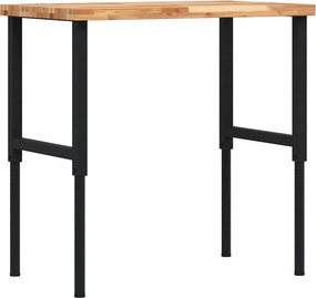 Pracovní stůl 100x60x(73–99,5) cm masivní akácie obdélníkový 3309693