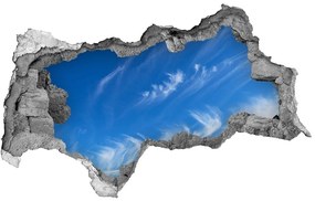 Wallmuralia Nálepka fototapeta 3D výhled Modré nebe 95x73 cm