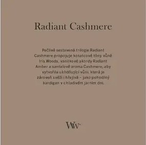 WoodWick Trilogy Radiant Cashmere svíčka střední