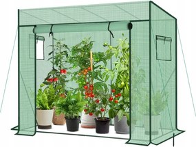 Balkonová Zahradní Skleníková Zahrada Fóliová Bílá Sekey 200 x 70 x 170