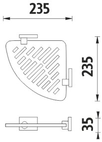 Nimco Police rohová IXI KE X212-26