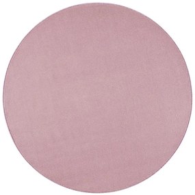 Hanse Home Collection koberce Kusový koberec Nasty 104446 Light-Rose - 133x133 (průměr) kruh cm