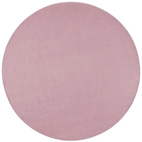 Hanse Home Collection koberce Kusový koberec Nasty 104446 Light-Rose  - 133x133 (průměr) kruh cm