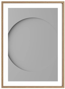 Idealform Poster no. 5 Round composition Barva: Smokey taupe, Velikost: 300x400 mm