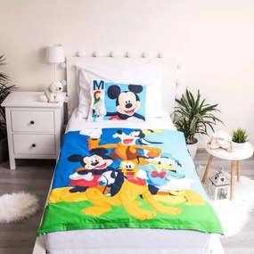 JERRY FABRICS Povlečení do postýlky Mickey and Friends Bavlna, 100/135, 40/60 cm