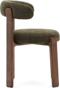 Khaki/hnědá jídelní židle z jasanového dřeva Granite – Kave Home