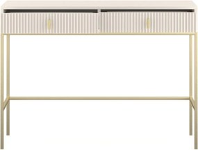 Toaletní stolek Maggiore 104 cm kašmírový/zlatý