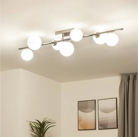 Brilagi - LED Přisazený lustr MILLA 7xG9/3W/230V černý chrom/bílá