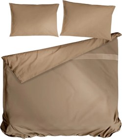Cottonbox povlečení bavlněný satén Satin Beige - 220x200 / 2x70x90 cm