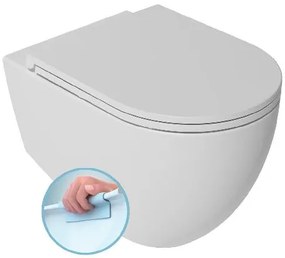 Sapho Isvea - Závěsné WC INFINITY, Rimless, matná bílá 10NF02001-2L