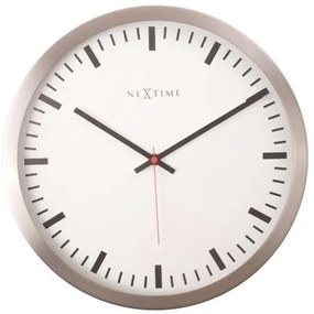 Designové nástěnné hodiny 2524 Nextime Stripe white 45cm