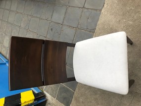Jídelní židle kt173 masiv buk - moření OŘECH látka 10