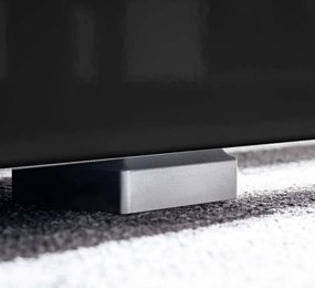 vidaXL 5dílná obývací stěna s LED osvětlením s vysokým leskem [246027] Barva: Černá