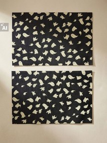 Sinsay - Prostírání na stůl s halloweenským motivem 2 ks - černá
