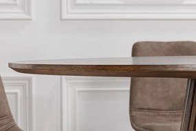 Designový jídelní stůl Wadeline 140 cm tmavý dub