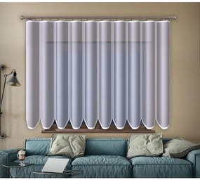 DekorTextil Hotová záclona nebo balkonový komplet Edita - bílá ROZMĚR: (š x v): 200 x 250 cm - balkonový díl