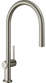 Hansgrohe Talis M54 Dřezová baterie, stojánková s vytahovací koncovkou, sBox, nerez 72803800