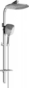 Mexen - Q17 sprchový set s horní hlavicí 24cm, chromová, 798171795-00