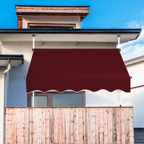 Costway 150 cm široká příchytná markýza bez vrtání, balkonová