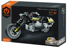 Stavebnice iM.MASTER motorka na zpětné natažení, 183 dílků