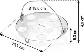 TESCOMA Podložka na vaření vajec GrandCHEF ø 19 cm